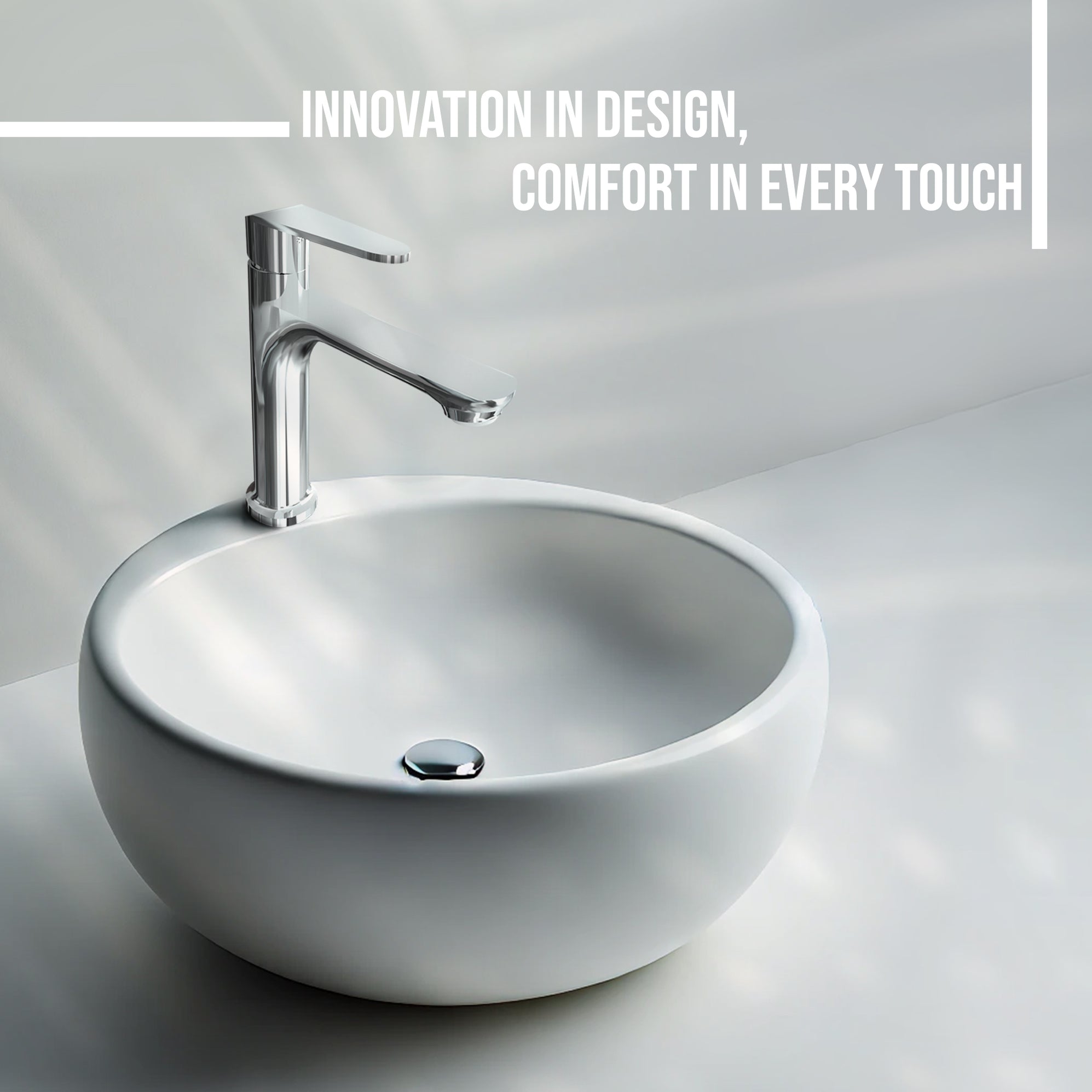 IBL 08-Z1 IBELL Triangular Pillar Wash Basin Tap – Polished Chrome Fin ...