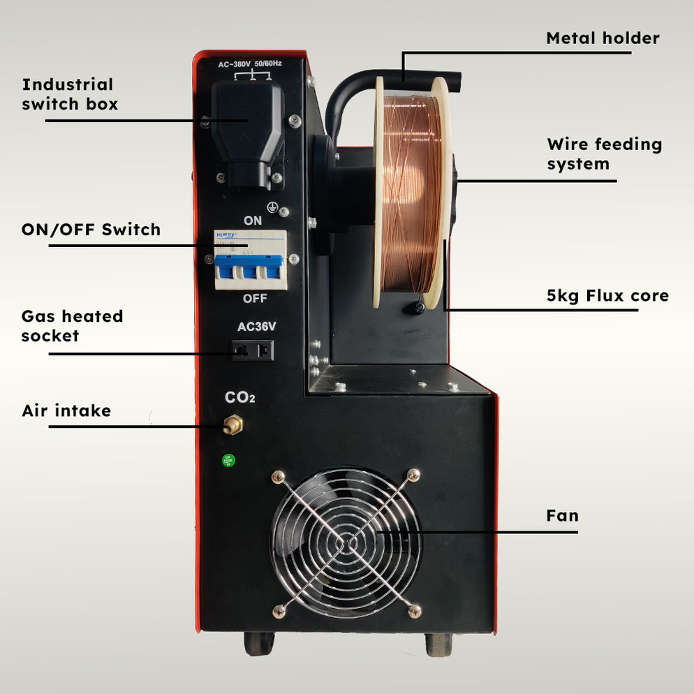 IBELL M250 PRO,250Amp, MIG/MAG/MMA 3 in 1 Multi process 3phase Welding ...