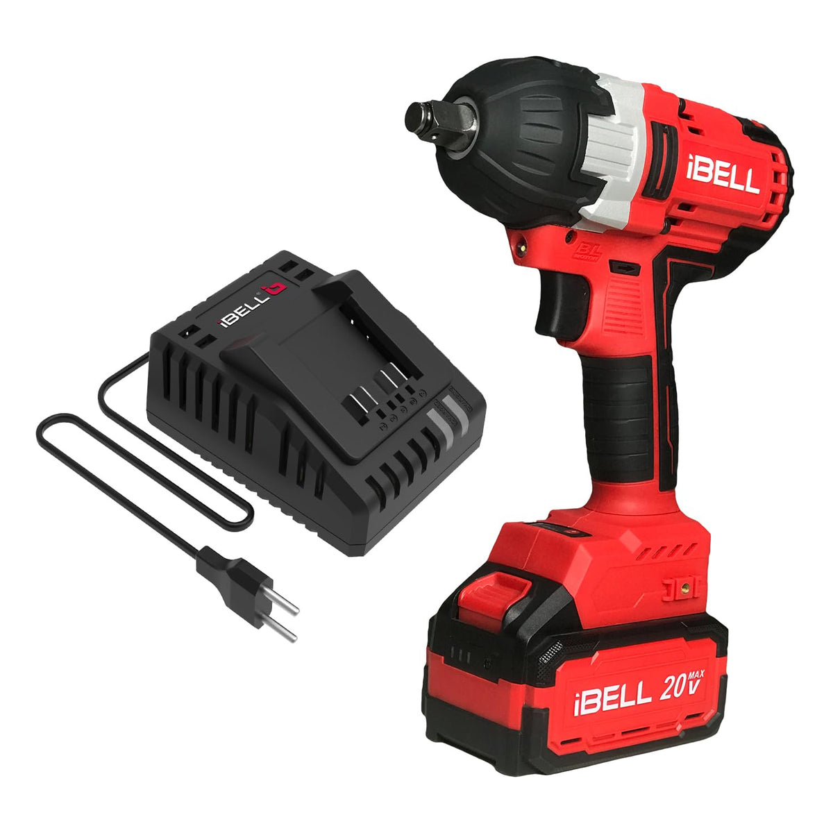 IBELL One Power Series Cordless Impact Wrench Brushless BW 20-50 20V 1 ...