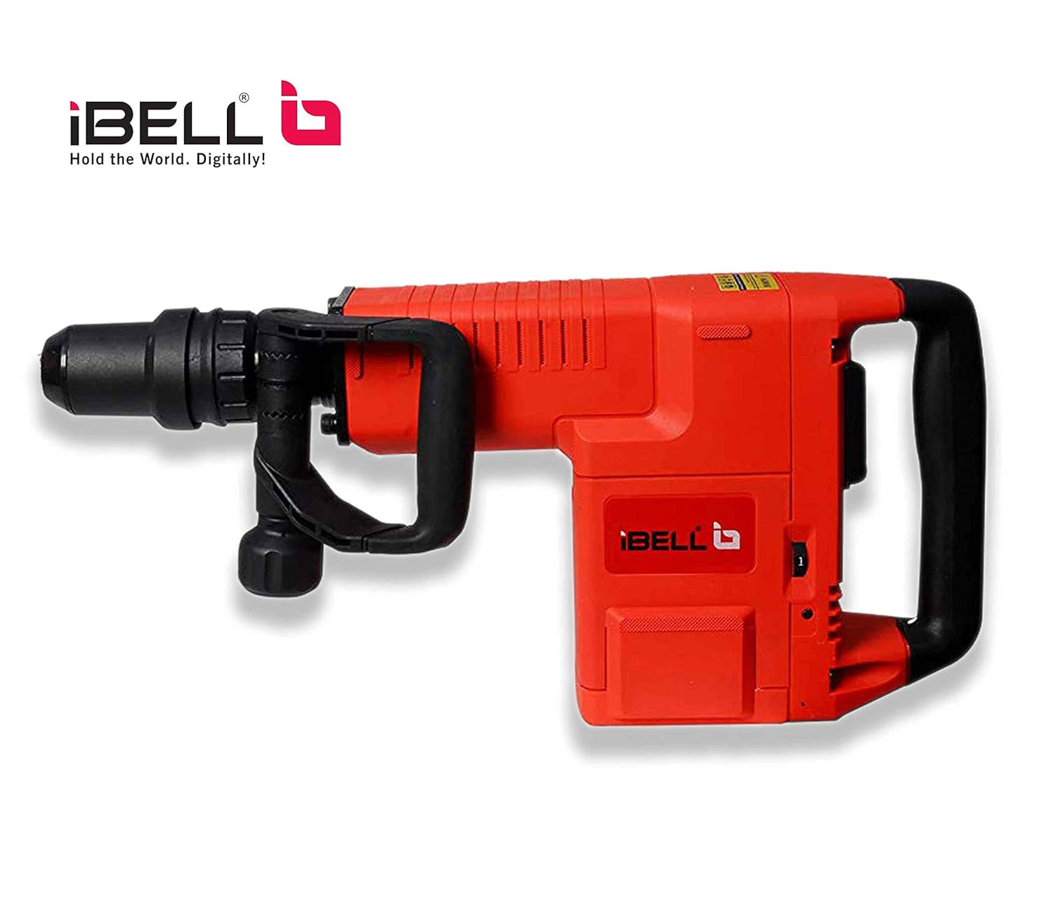 iBELL Demolition Hammer, IBL DH45-66,1500W,900-1890 RPM,220V,50 HZ,11 ...