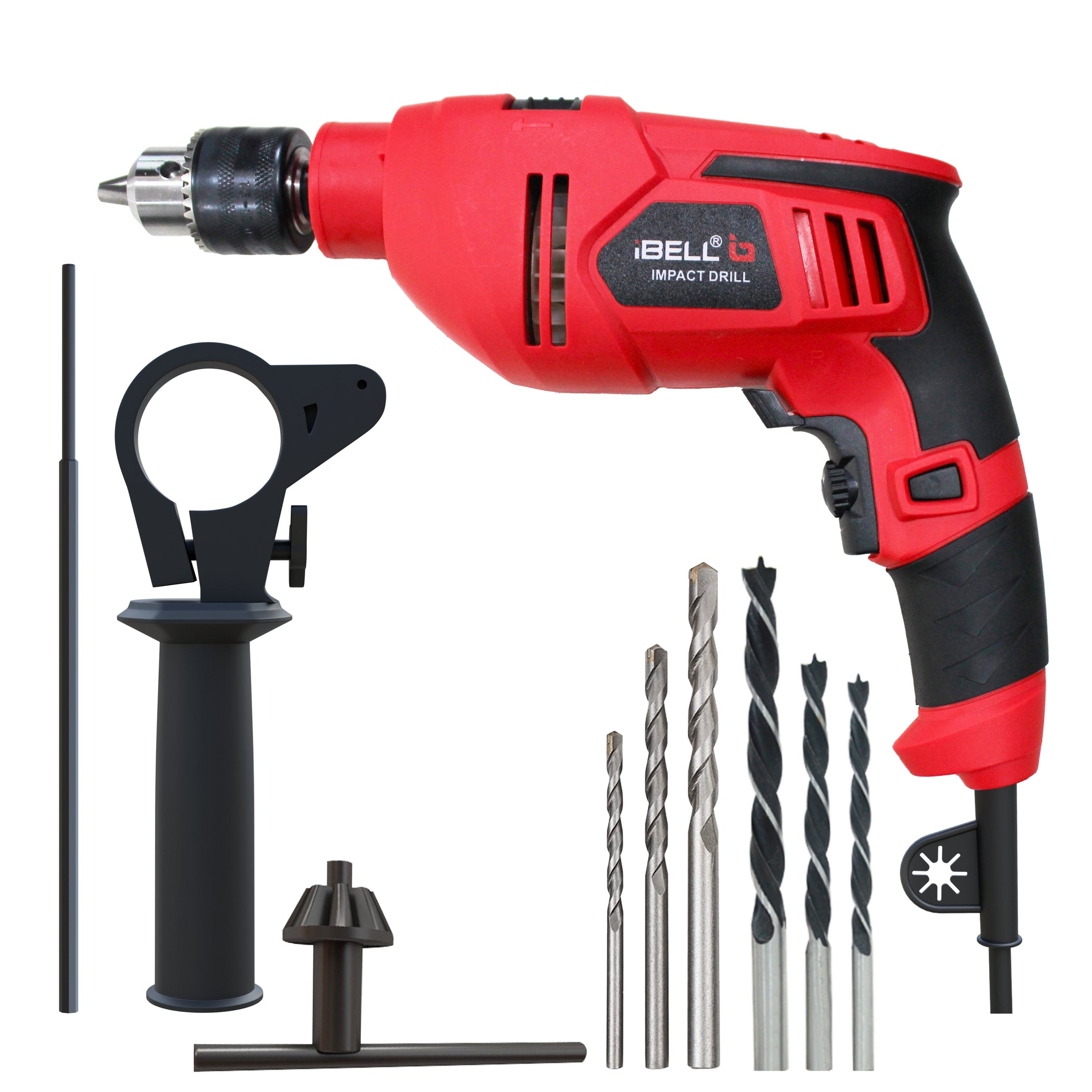 iBELL Impact Drill ID13-23, 750W, Copper Armature, Chuck 13mm manual ...