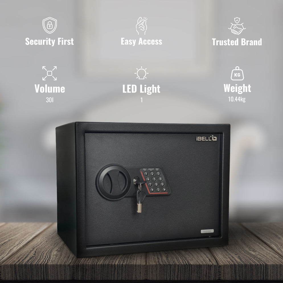 iBELL SL-30B Digital Electronic Safe Locker for Personal and Office Us ...
