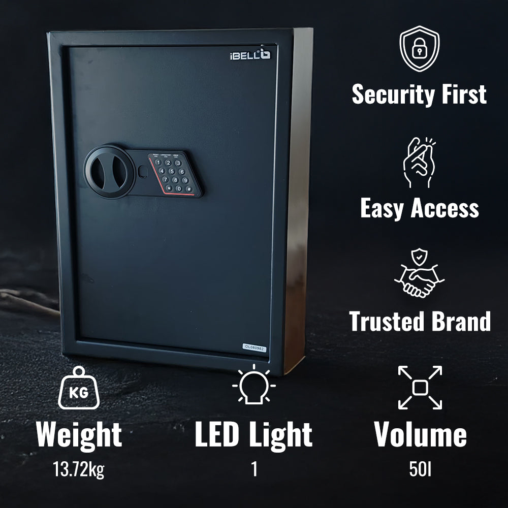 IBELL SL-50B 54.25L Locker Box For Money & Jewellery, Electronic Safe ...