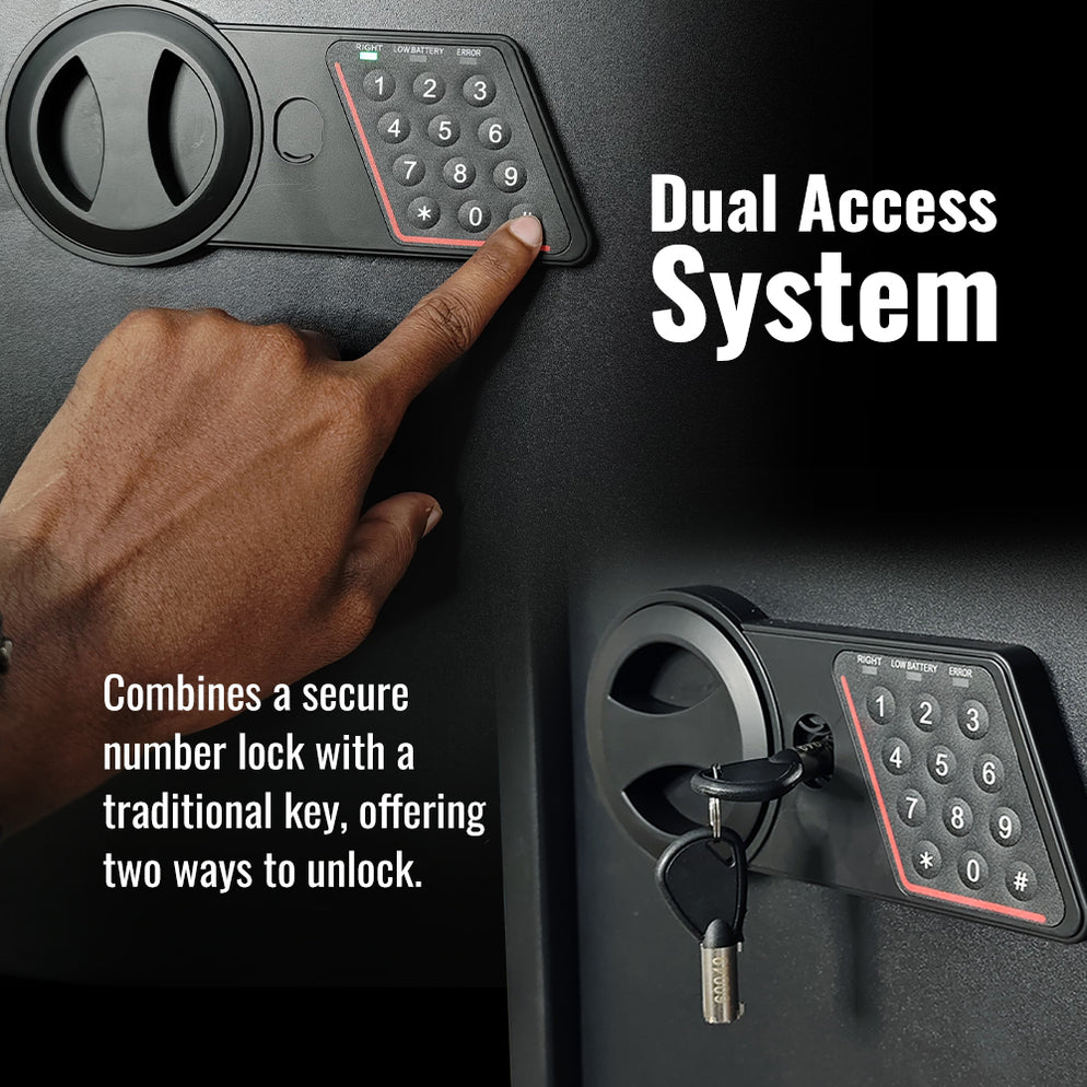 iBELL SL-50B Digital Electronic Safe Locker for Personal and Office Us ...