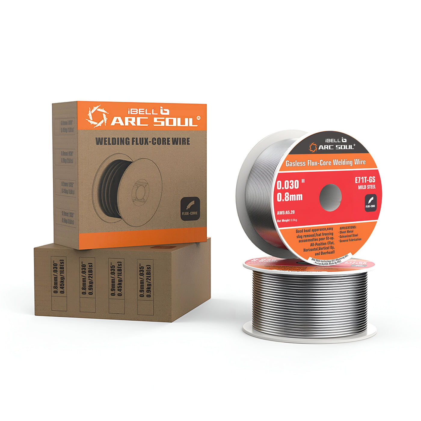 IBELL ARC SOUL1 KG. -(0.8 Mm) Mild Steel Mag Flux Core Welding Wire, E ...