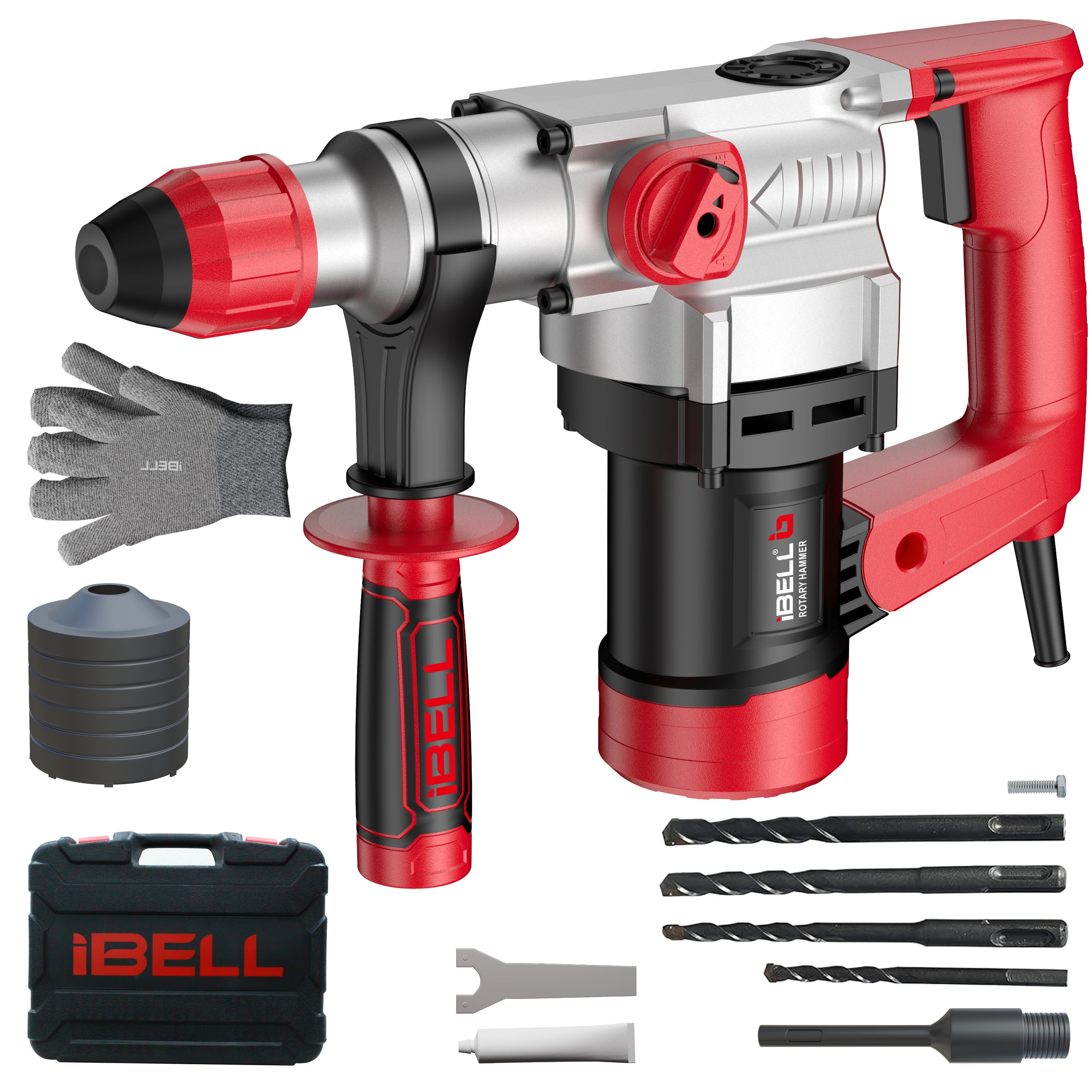 iBELL IBL RH28-101 Heavy Rotary Hammer Core Drill Machine,1000W,750RPM ...