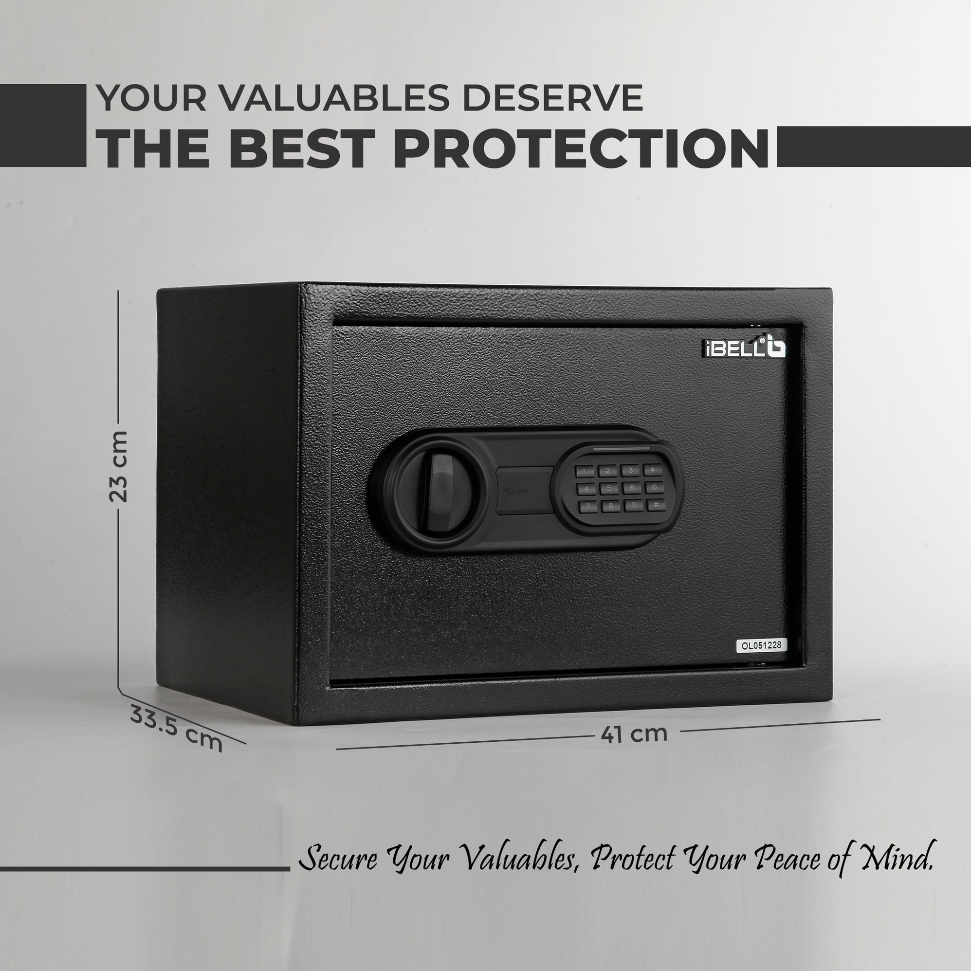 IBELL SL-23S 31.07L Locker Box For Money & Jewellery, Electronic Safe ...