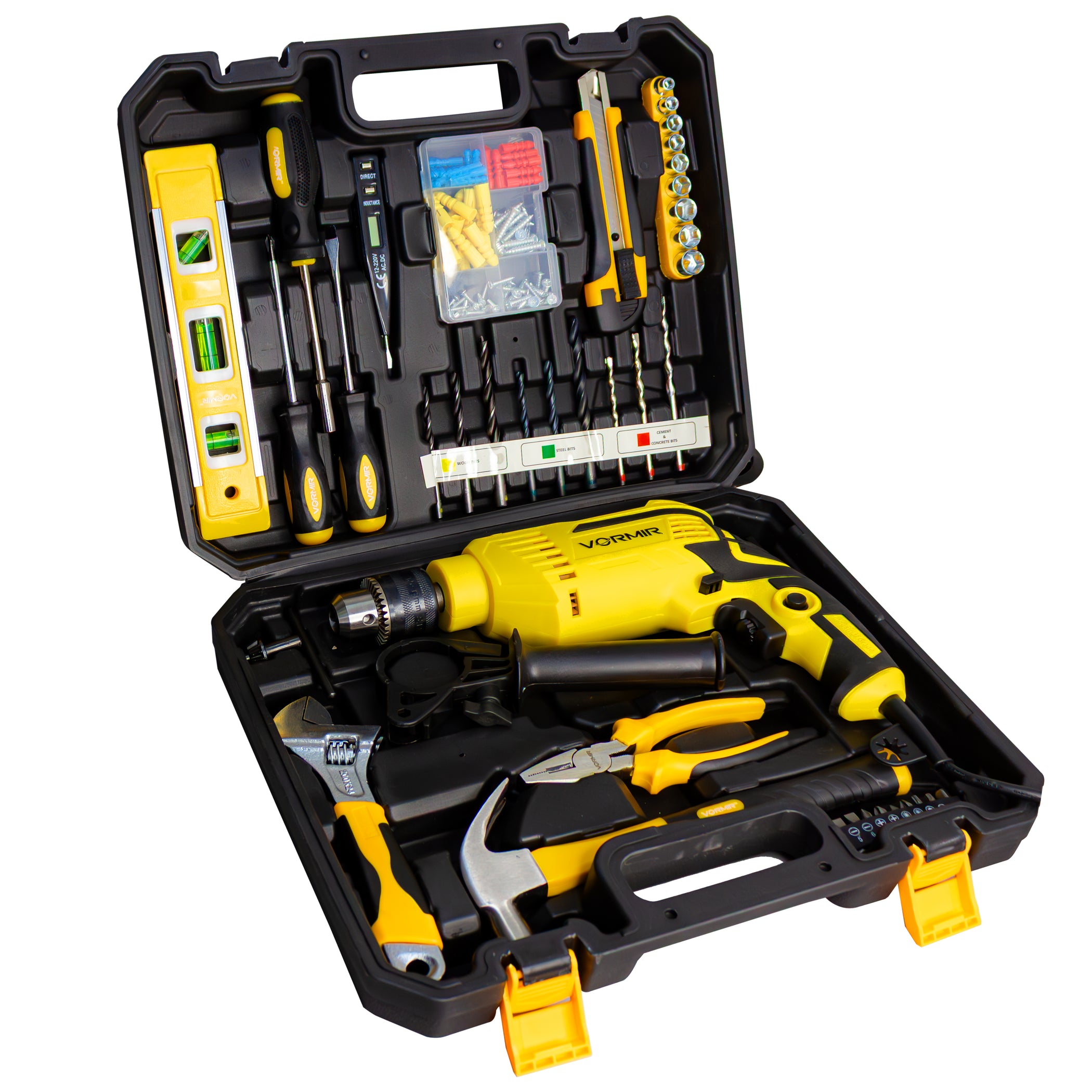 iBELL VORMIR VR TD13-139 Impact Drill Machine Kit – 13mm Chuck, 650W E ...