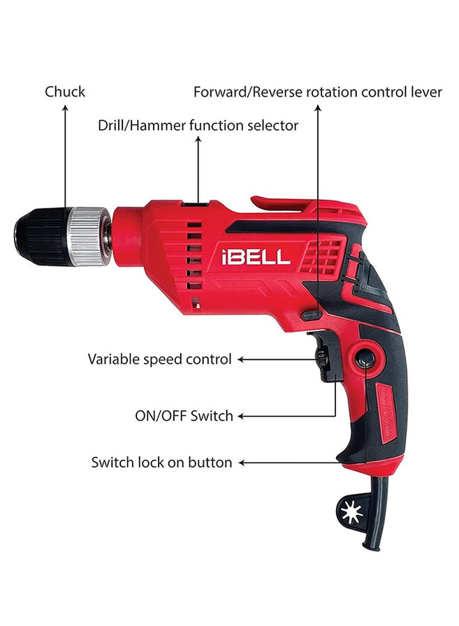 iBELL Impact Drill ID 13-80 13MM, 650W, 2800RPM with Auto Chuck in BMC ...
